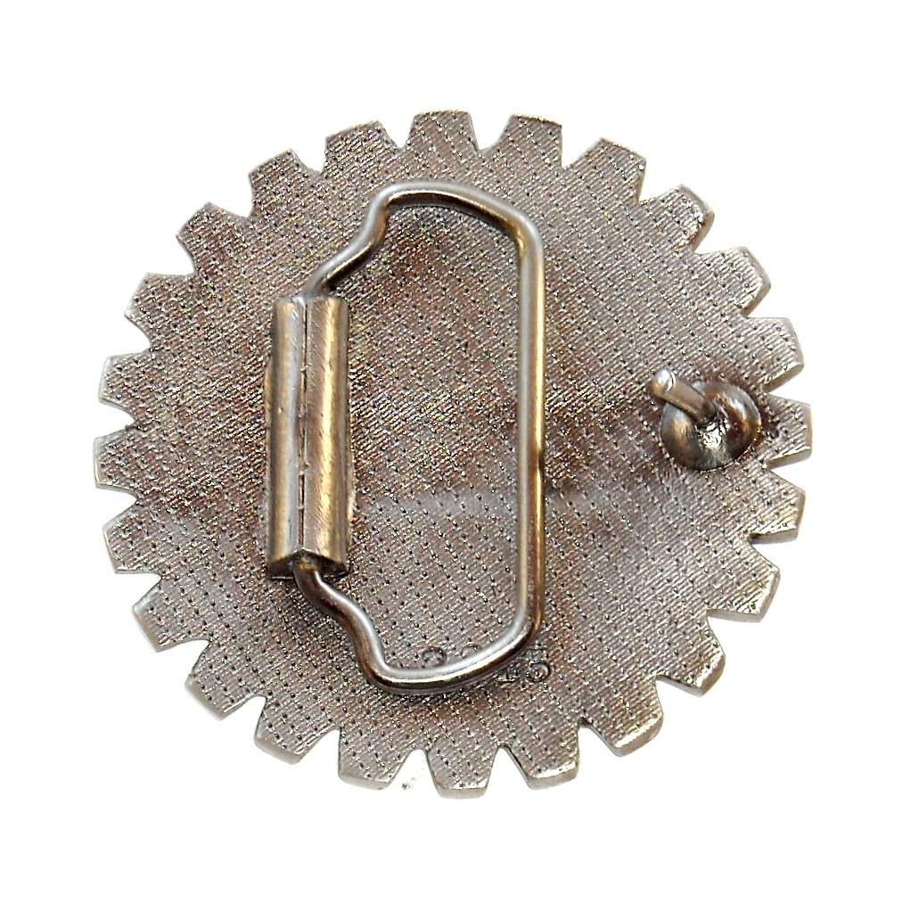 The Wheel Vintage Rotary International 3D Belt Buckle
