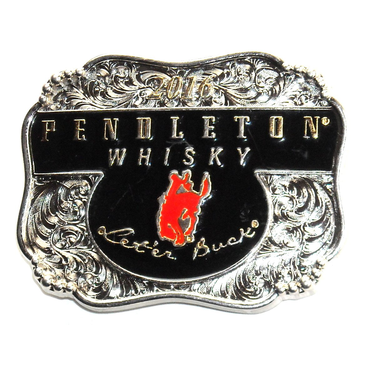 Pendleton 2016 Oregon Rodeo Whisky Round Up Belt Buckle