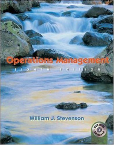 Operations Management 8th Ed. by William J. Stevenson 0072869054
