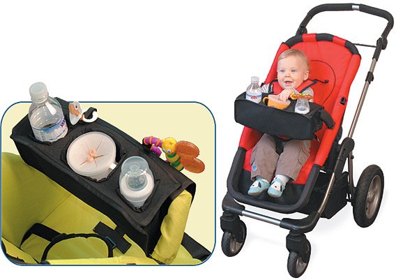 NEW STROLLER SNACK TRAY CUPHOLDER COMBI BUGABOO QUINNY