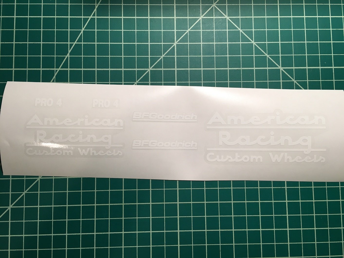 Body Decals Chevy Thunder Slash SC10 HPI Losi Yeti Axial Decals Stickers