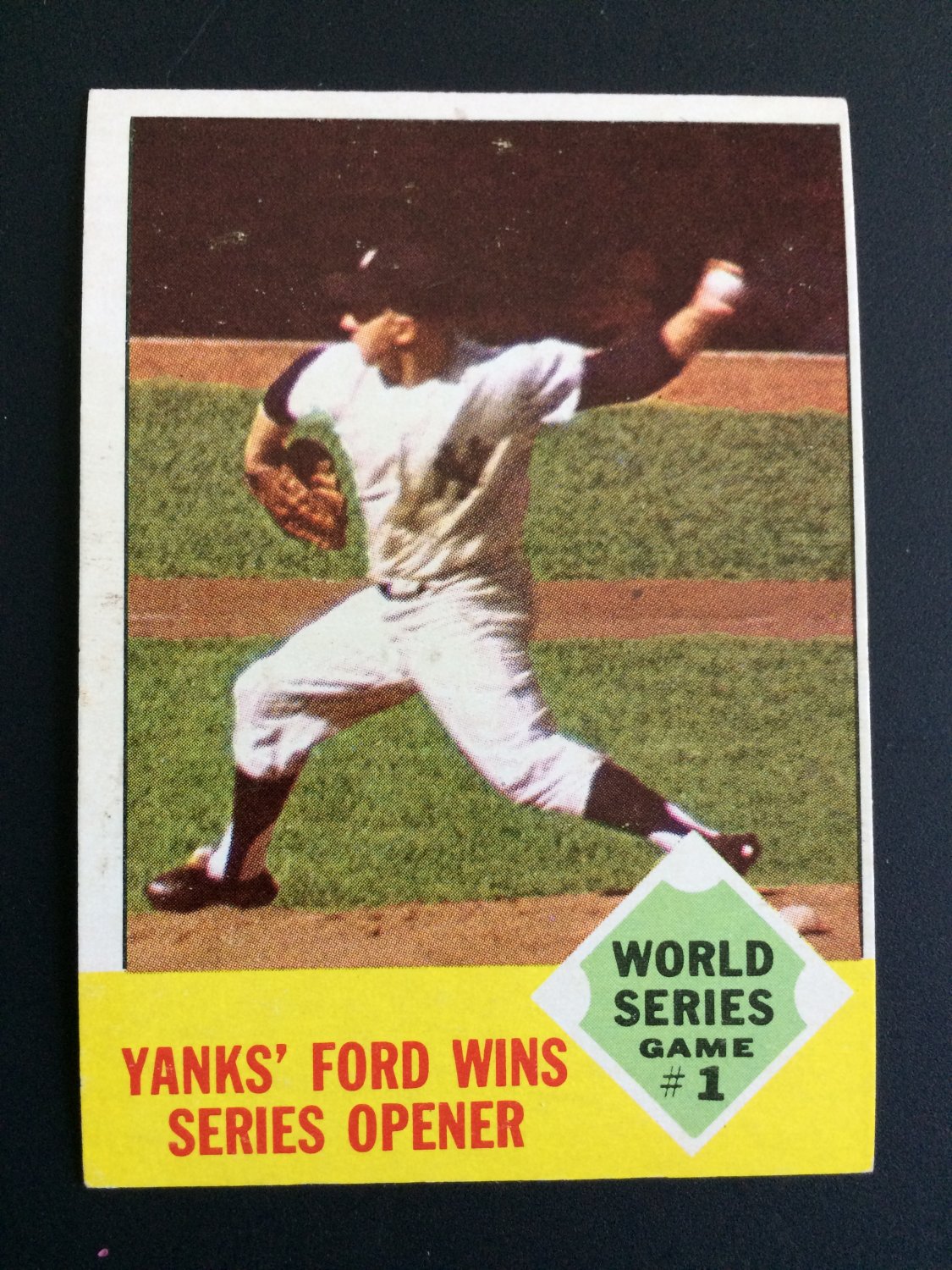 1963 Topps Baseball Card #142 Whitey Ford "yankees"