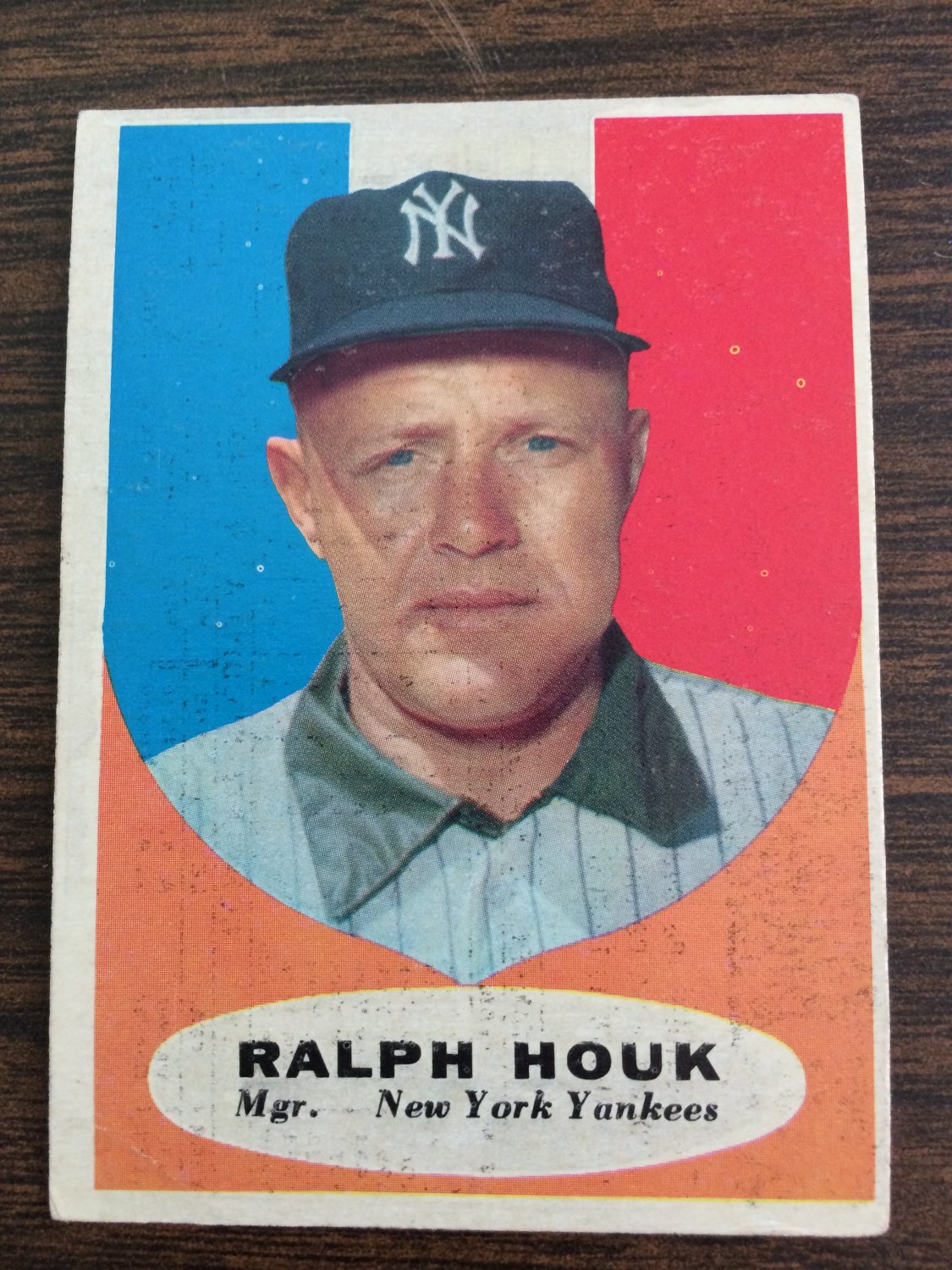 1961 Topps Baseball Cards #133 Ralph Houk "Yankees"