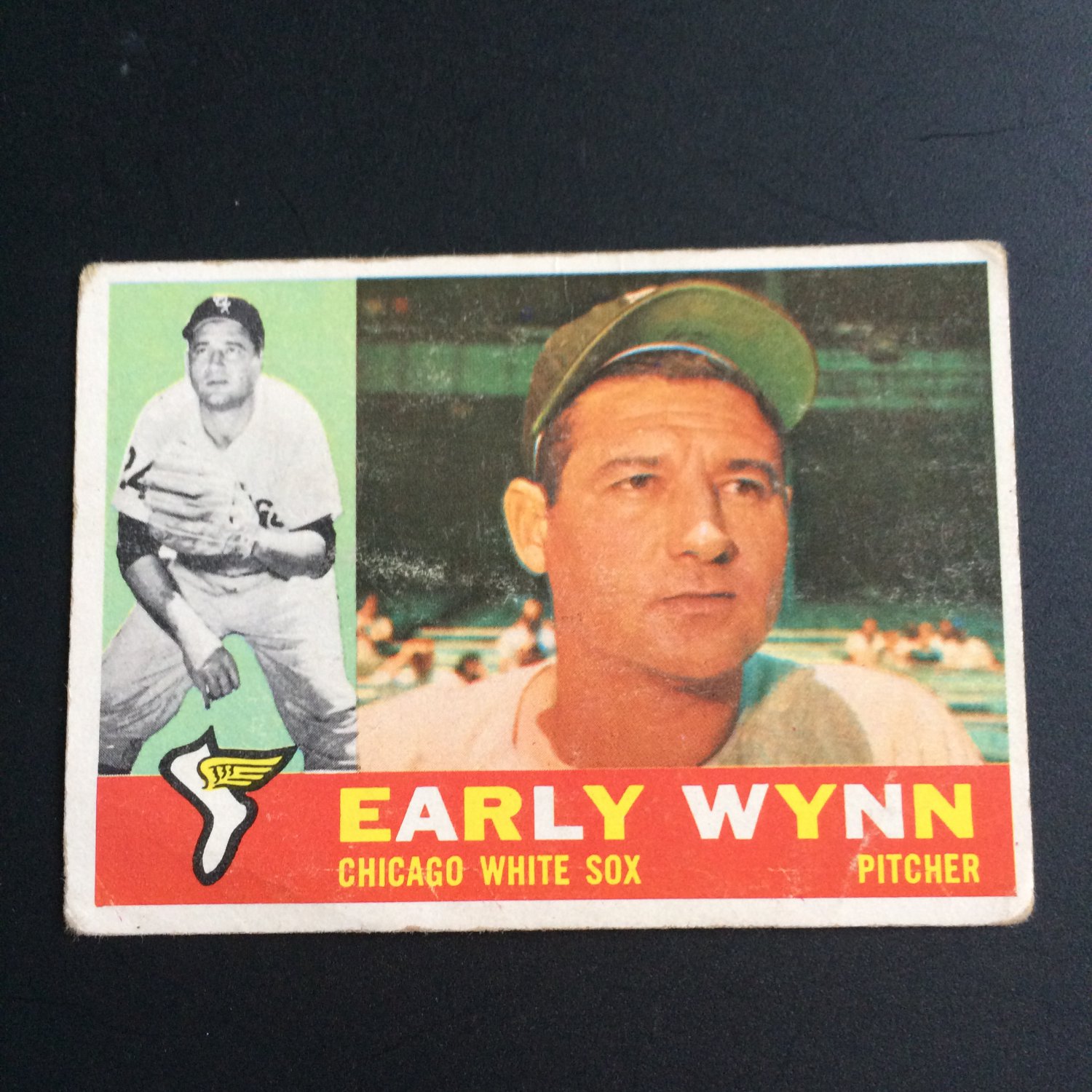 1960 Topps Baseball Card #1 Early Wynn "White Sox"