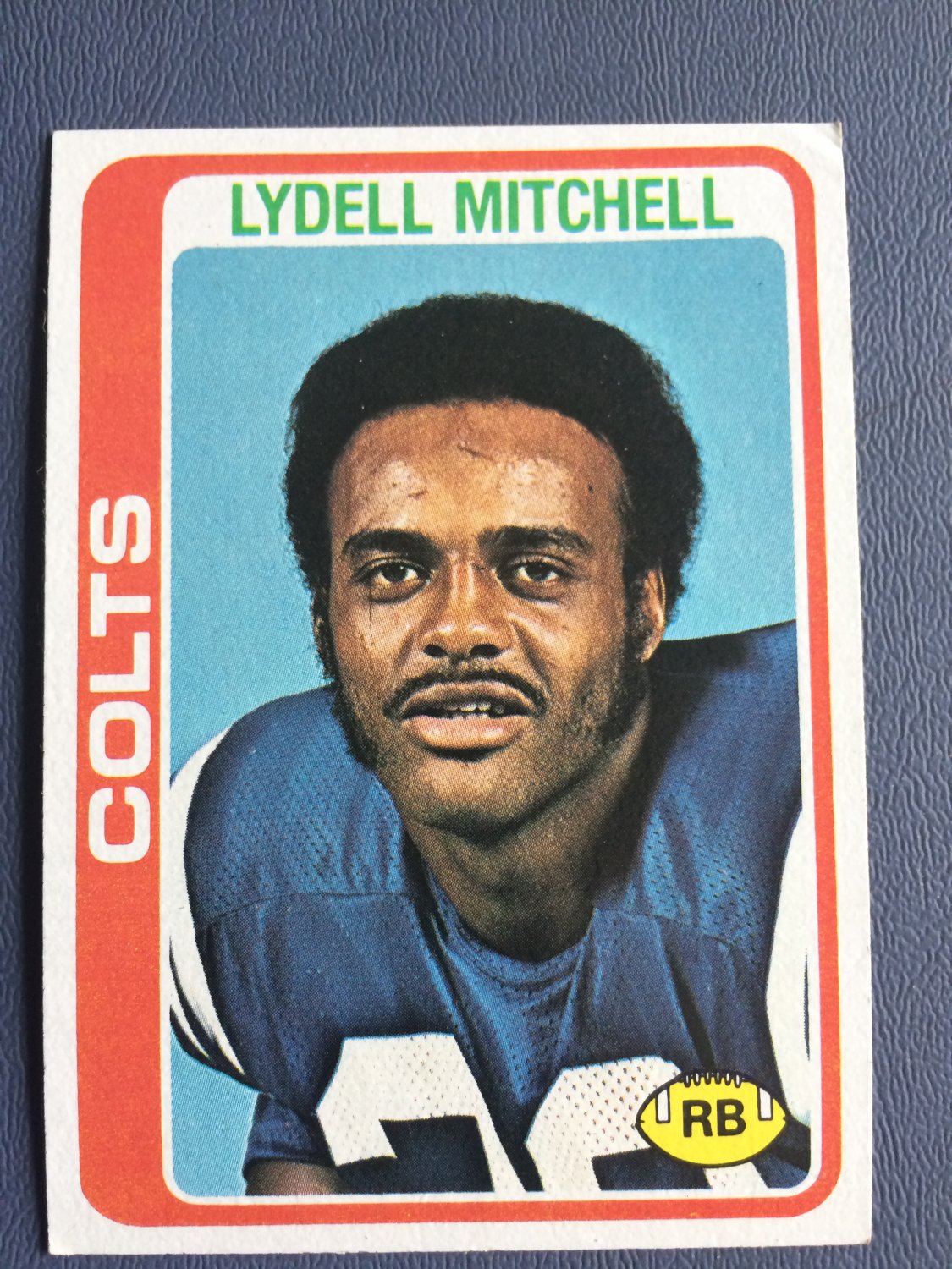 1978 Topps Football Card #491 Lydell Mitchell 1978 Topps Football Card #491 Lydell Mitchell