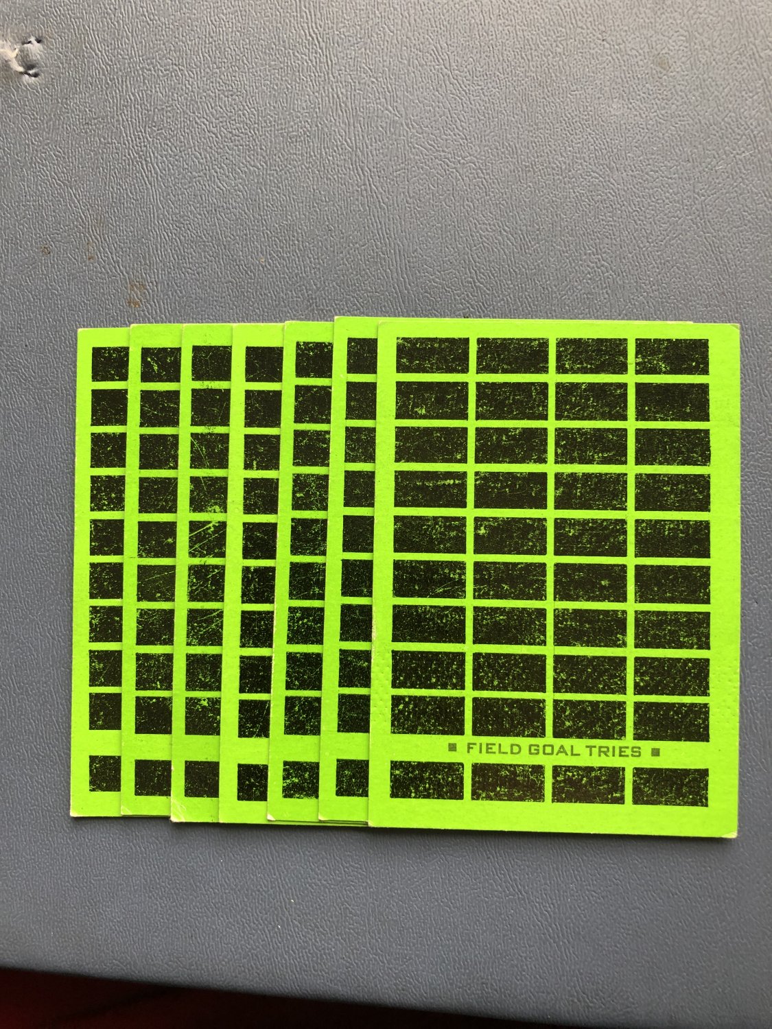 Topps Football Scratch-Off Lot of 7 Cards