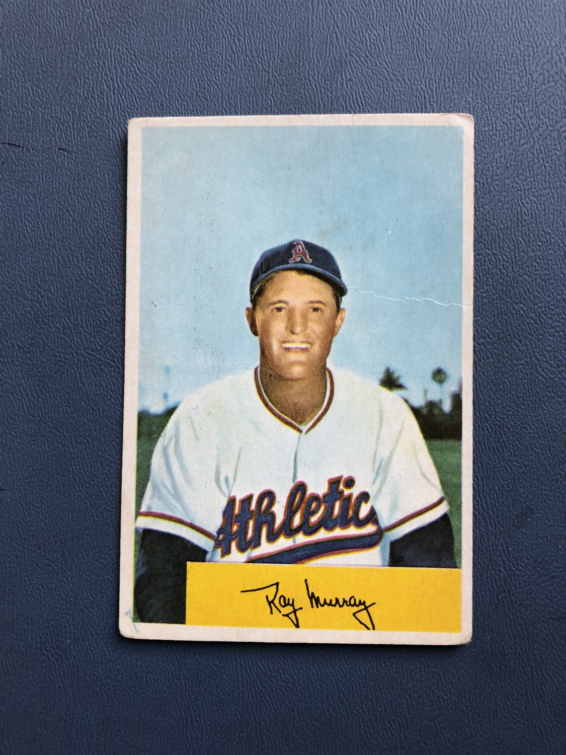 1954 Bowman Baseball Card #83 Ray Murray "A's"