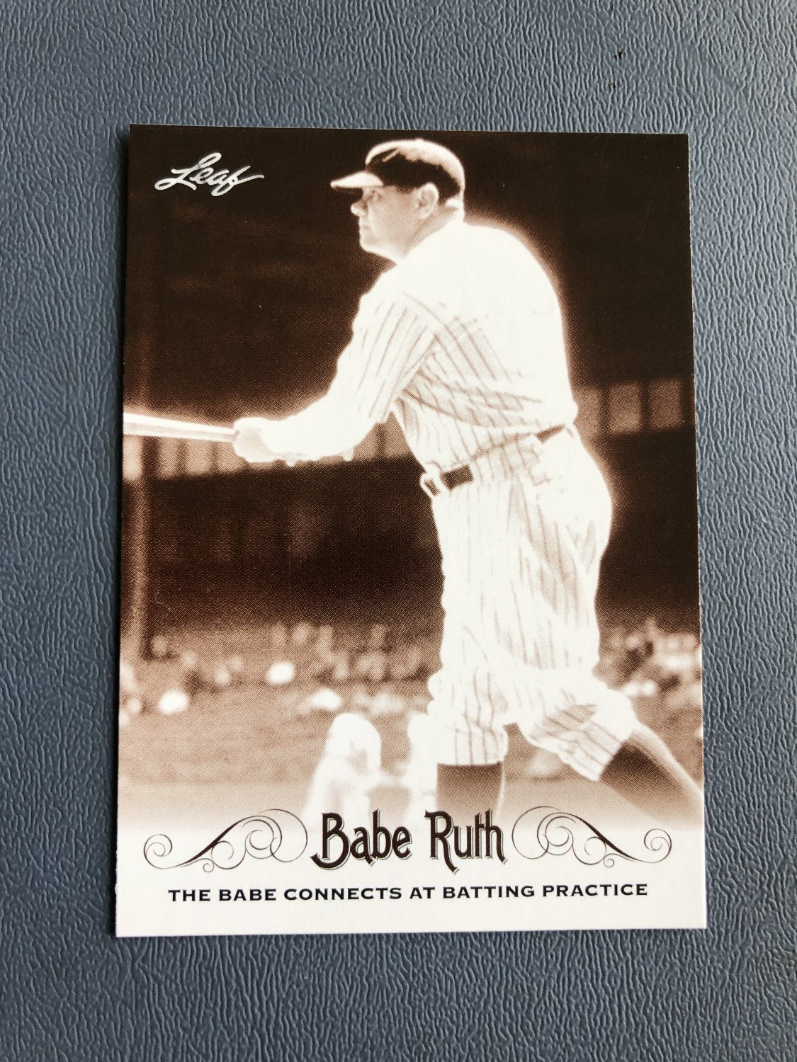 Babe Ruth Yankees Card