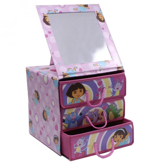 Nick Jr. Dora the Explorer 3 Drawer Storage Box