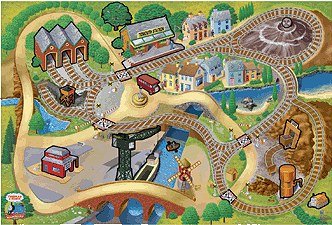 Thomas & Friends Wooden Railway Sounds of Sodor Playmat