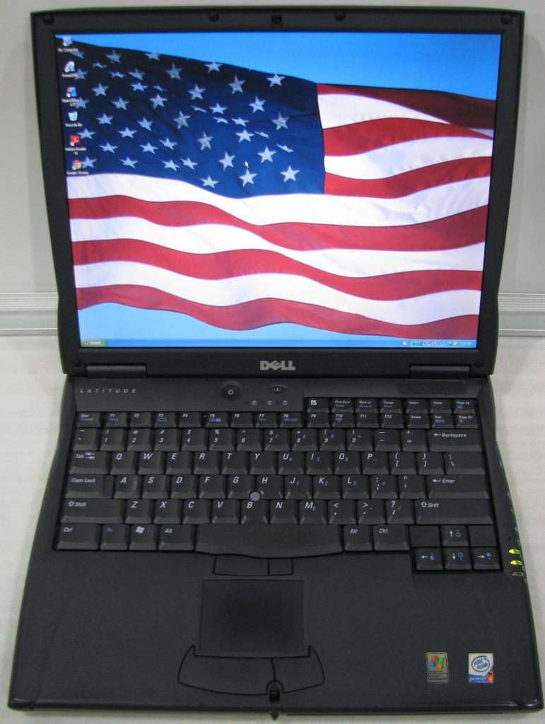 DELL LATITUDE C640 BUSINESS LAPTOP 2GHZ 512MB 40GB DVD/CDRW WIFI WINDOWS XP