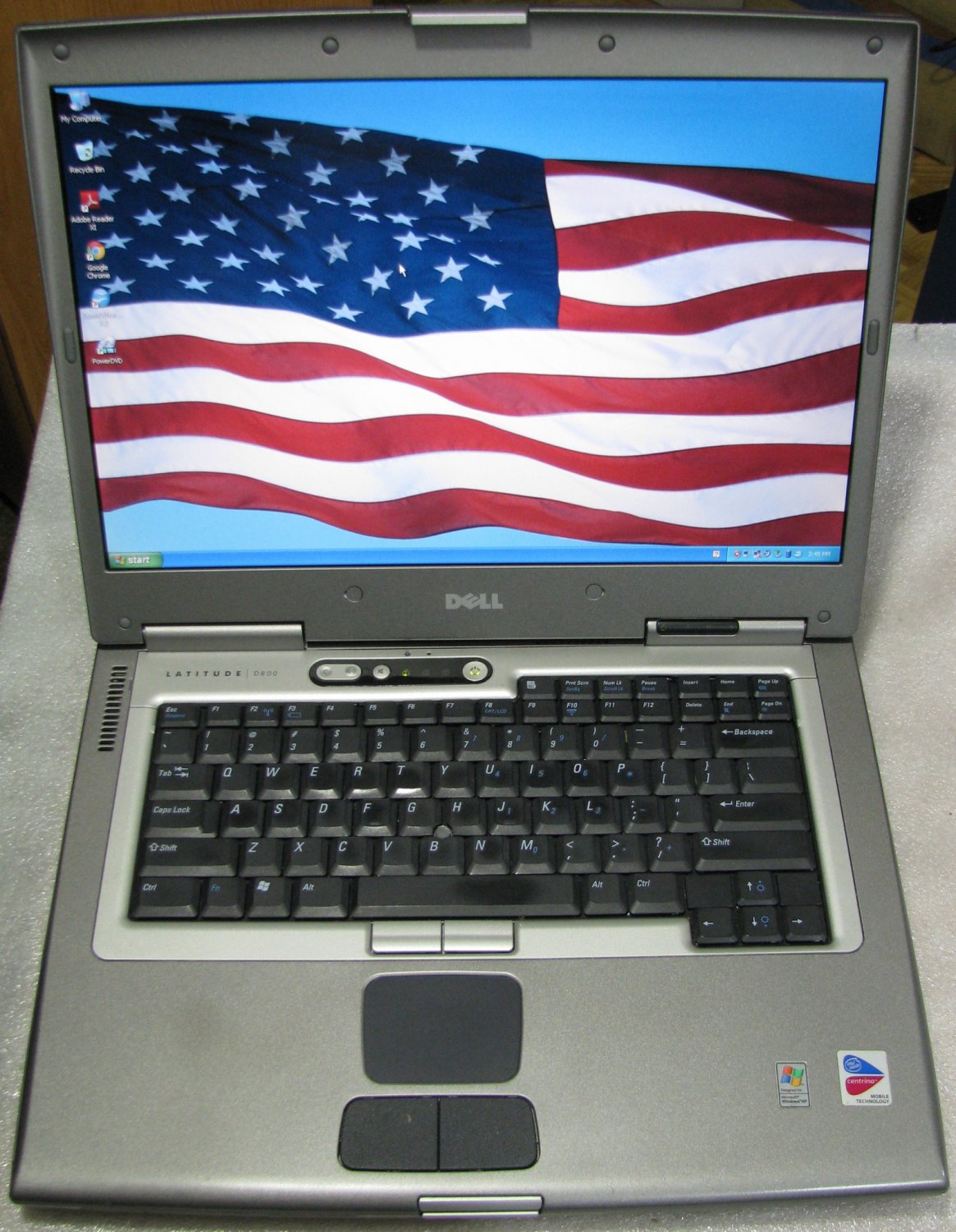 1 DELL LATITUDE D800 BUSINESS LAPTOP DVD/CDRW WXGA 60GB WINDOWS XP ...