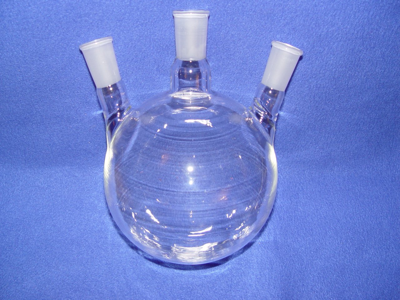 3-neck Round bottom flask 24/40 2000ml angled side necks