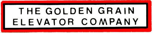 GOLDEN GRAIN ELEVATOR SIGN for American Flyer FLYERVILLE MINI-CRAFT
