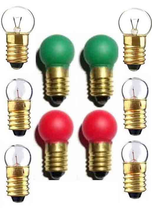 BULBS ASSORTMENT 1447 1449 432 432G 432R for American Flyer Lionel Marx ...