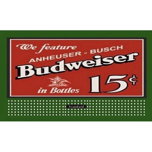 BUDWEISER GLOSSY BILLBOARD INSERT LIONEL/AMERICAN FLYER