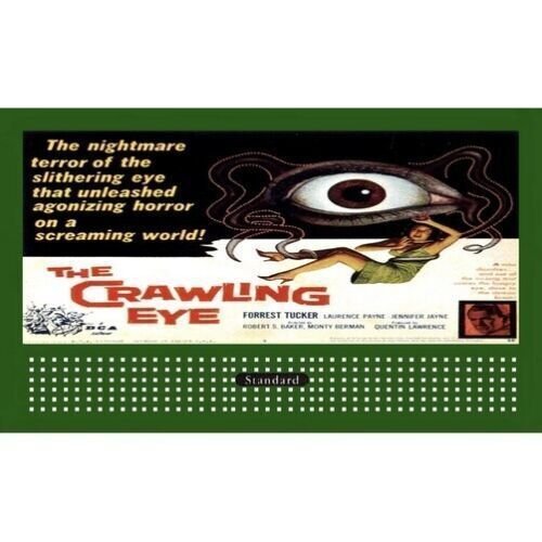LIONEL STYLE BILLBOARD GLOSSY INSERT THE CRAWLING EYE & AMERICAN FLYER