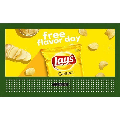 LAY'S CLASSIC POTATO CHIPS BILLBOARD INSERT for LIONEL 310/AMERICAN FLYER
