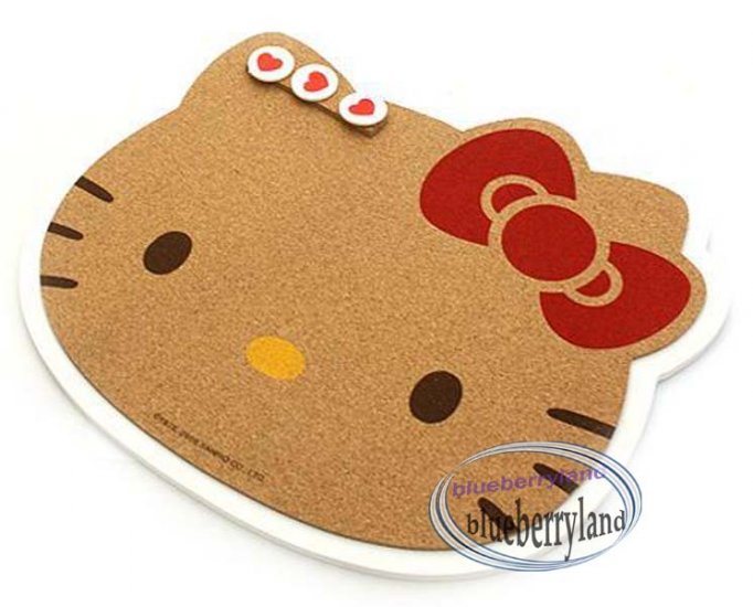 Sanrio HELLO KITTY Cork PinBoard Notice Board Kitchen
