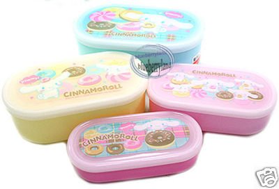 Cinnamoroll Bento Lunch Box Food Container case 4pc