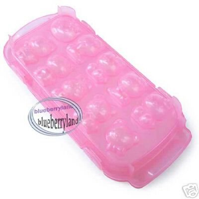 Sanrio Hello Kitty Ice Cube Rack Tray Mold Mould Maker woman kids ladies