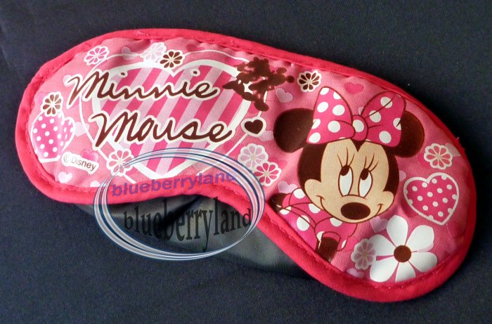 Disney Minnie Mouse Eye Mask Blindfold Sleep rest travel