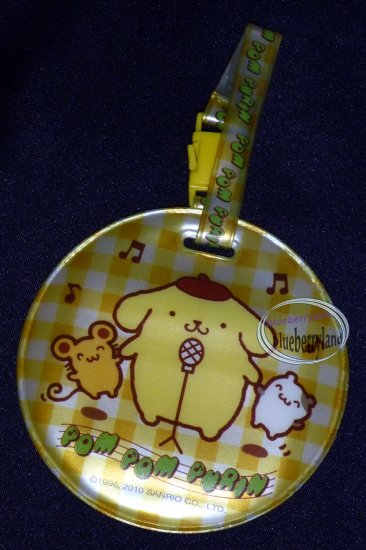 Sanrio Pompompurin Luggage Name Tag holder Travel school bag