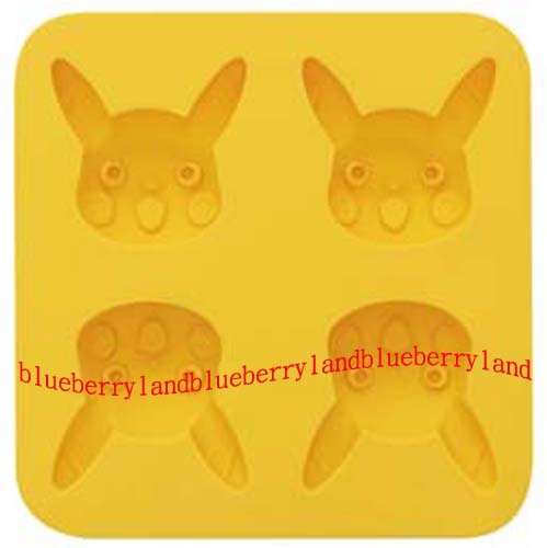 Japan Pokemon Pikachu SILICONE Cake mold Muffin Jelly Mould