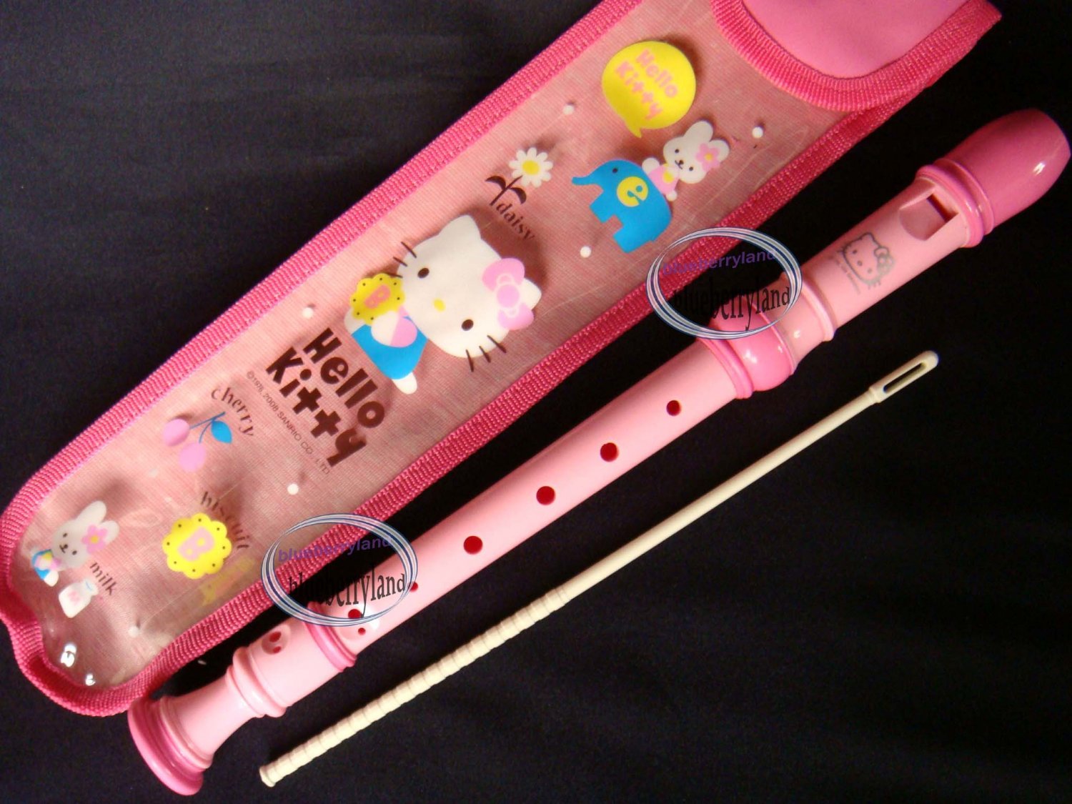 Sanrio Hello Kitty Flute Musical Instrument Recorder Pink