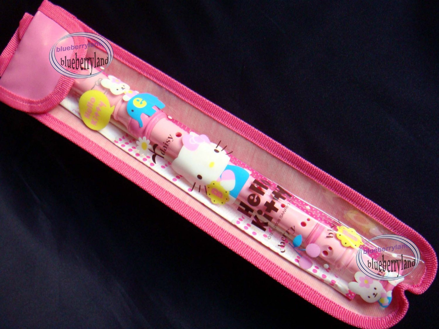 Sanrio Hello Kitty Flute Musical Instrument Recorder Pink