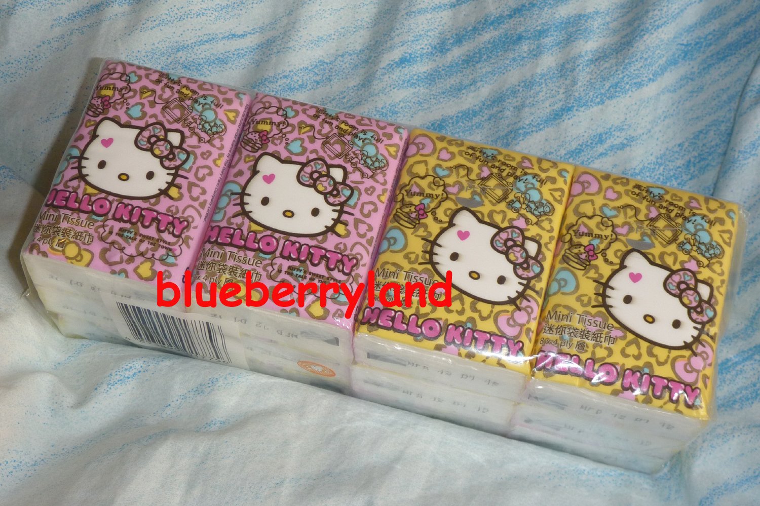 12 Packs Sanrio HELLO KITTY Tissue Paper woman home