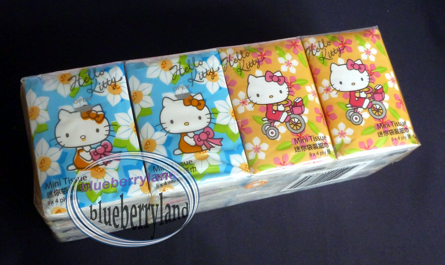 12 Packs Sanrio HELLO KITTY Tissue Paper woman home B
