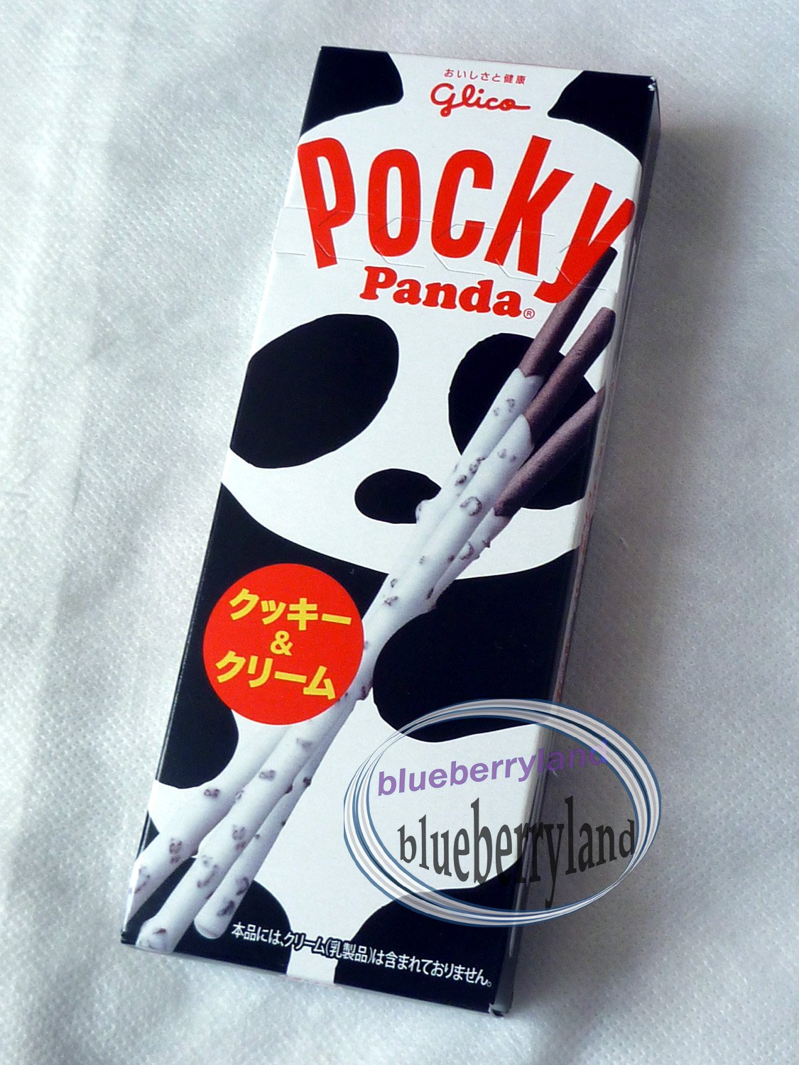 JAPAN Glico Pocky Panda Cookie & Cream flavor Biscuit Sticks snack x 2 ...