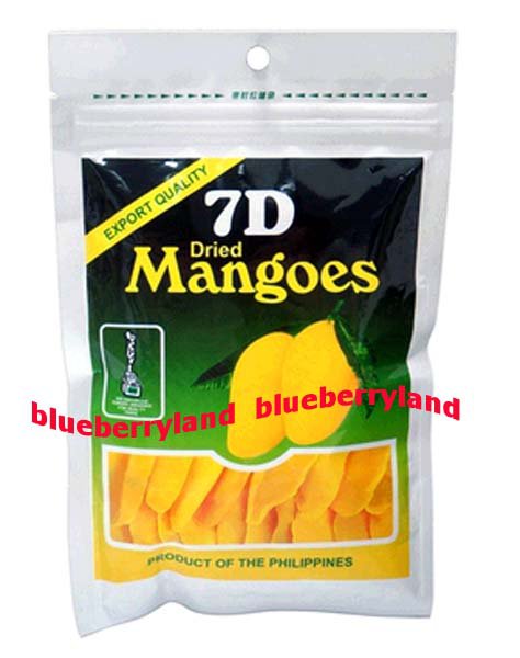 7D Philippine Dried Mangoes Mango Sweets snack ladies girl