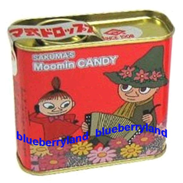 Japan Sakuma Moomin Can Fruit Drops Candy sweets Candies snack kids MS