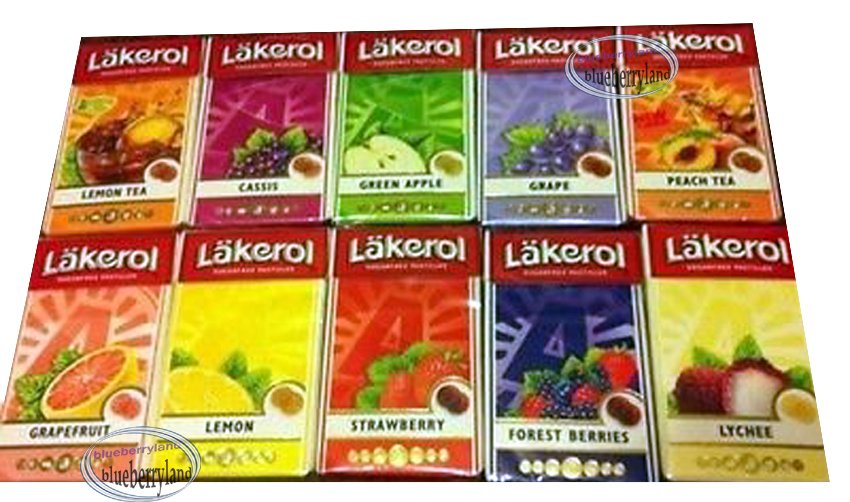 Lakerol Sugarfree Pastilles Candy various flavors at your choice 2Pcs x ...