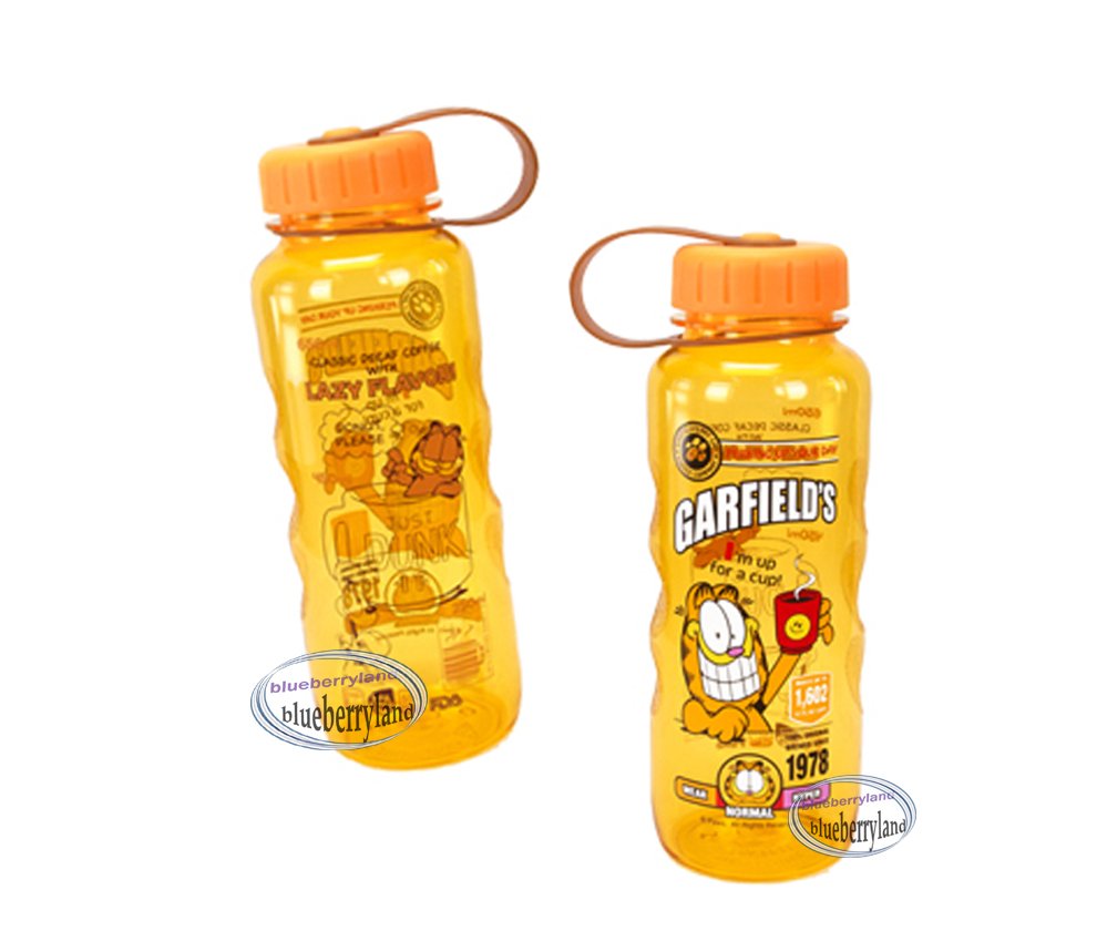 Garfield Water Bottle drink Container 650ml BPA free back to school ladies