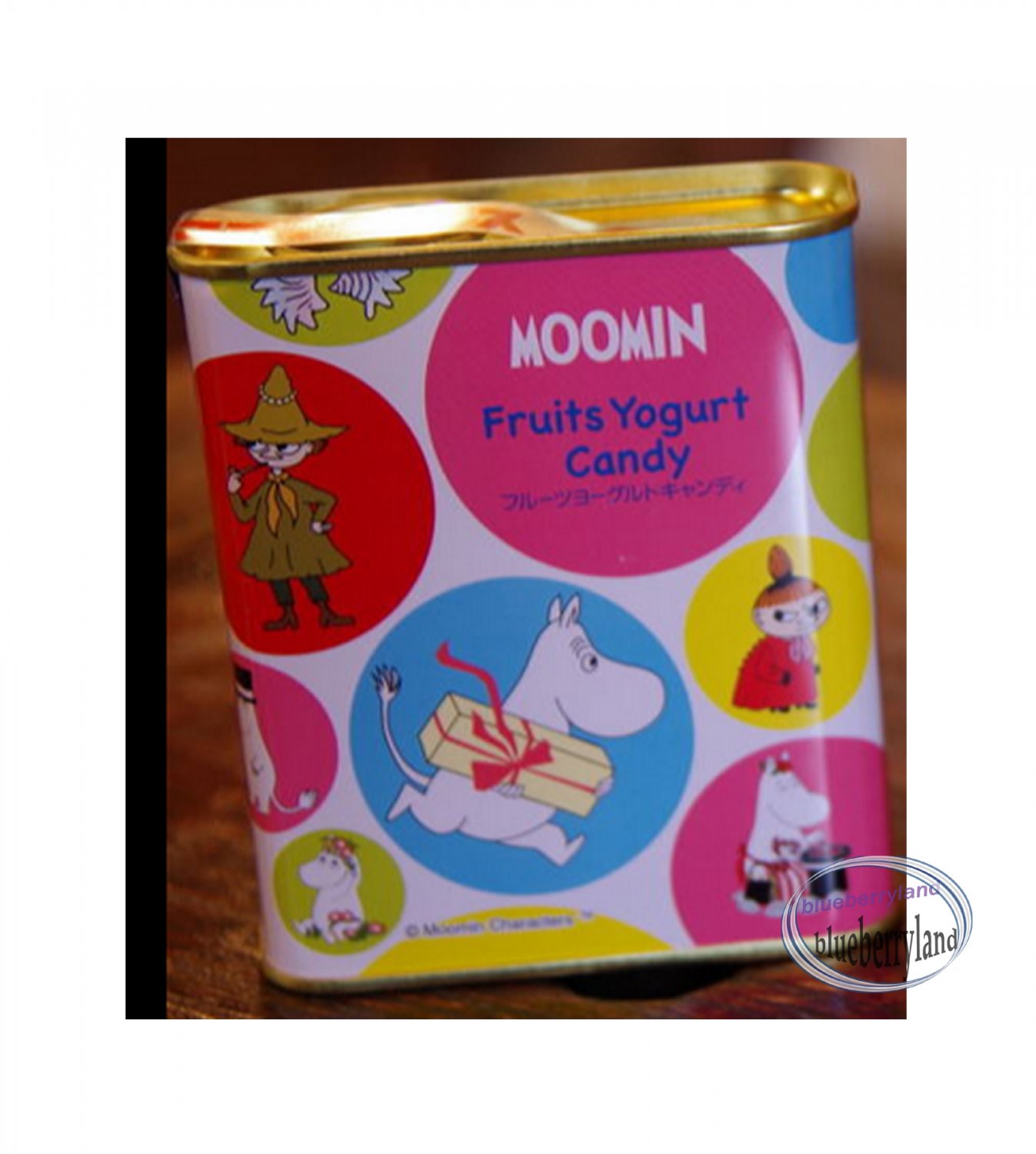Japan Sakuma Drops Moomin Fruits Yogurt Candy Can sweets Candies snack ...