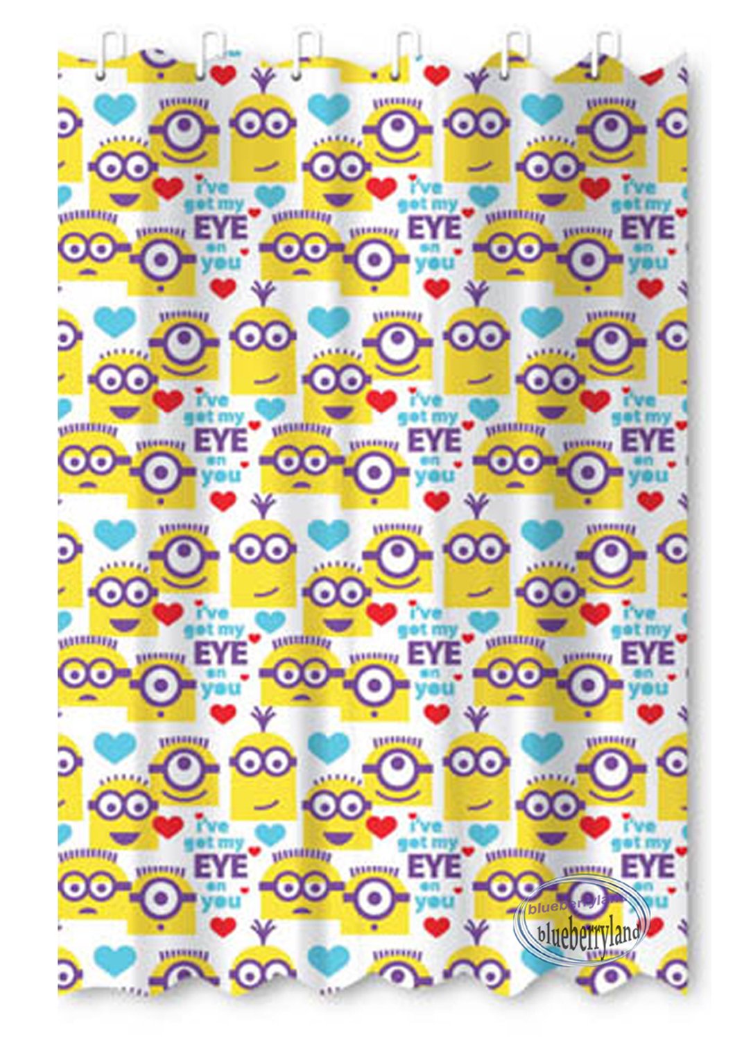 Minions SHOWER CURTAIN bathroom Minion accessories household