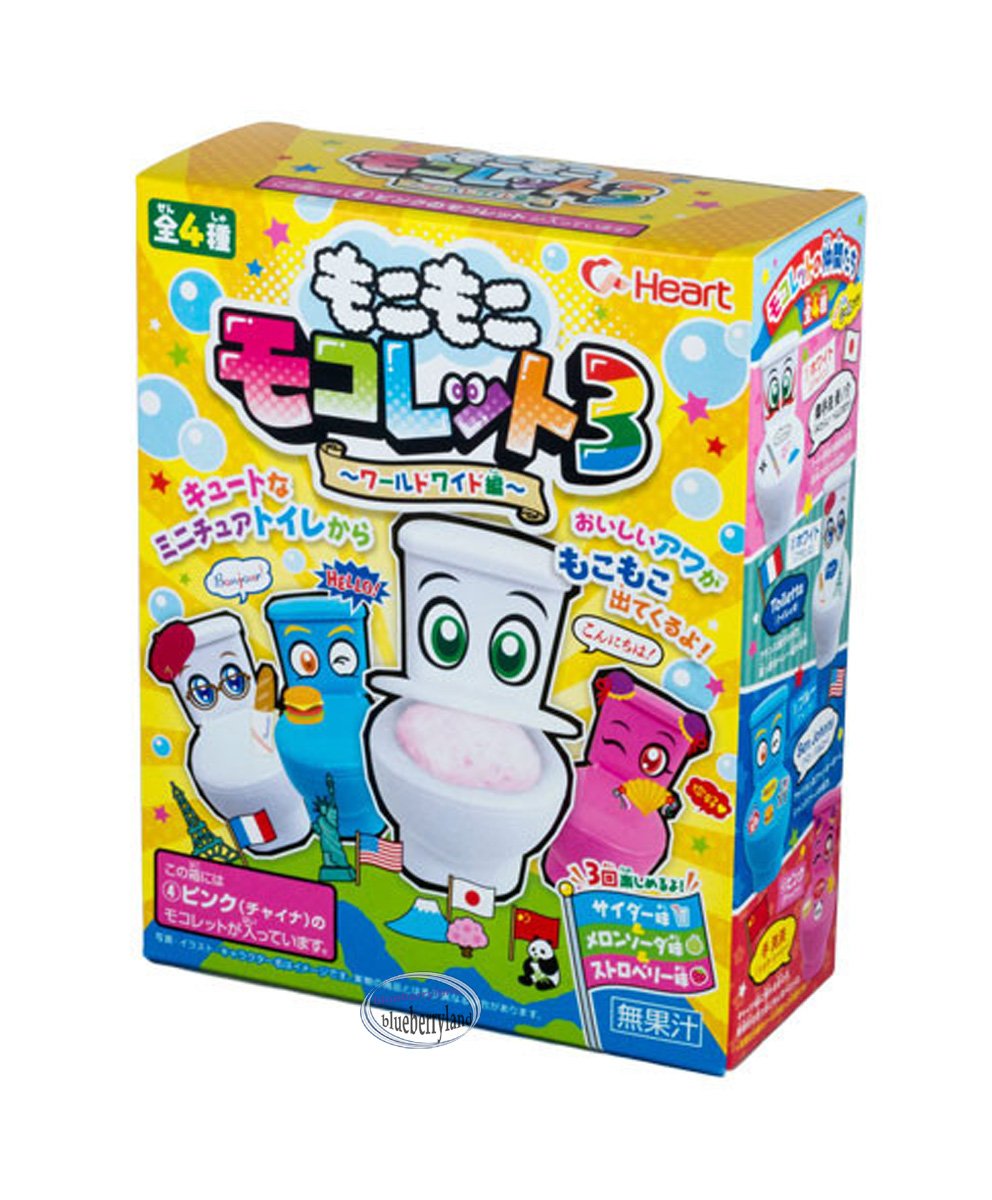 Japan Moko Moko Mokoletto Toilet Foam Candy DIY Kit snack sweet A