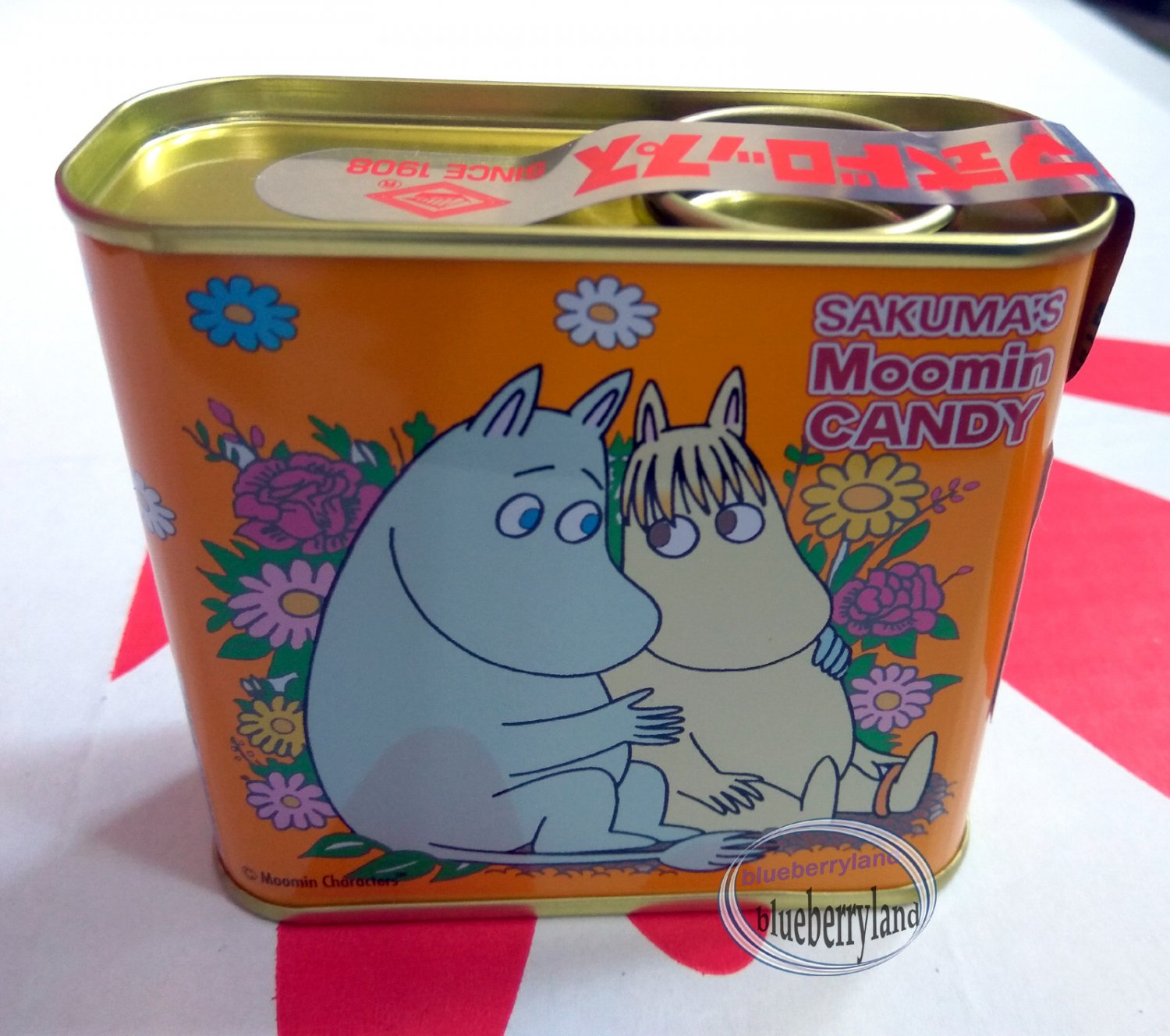 Japan Sakuma Moomin Can Fruit Drops Candy sweets Candies snack kids MM