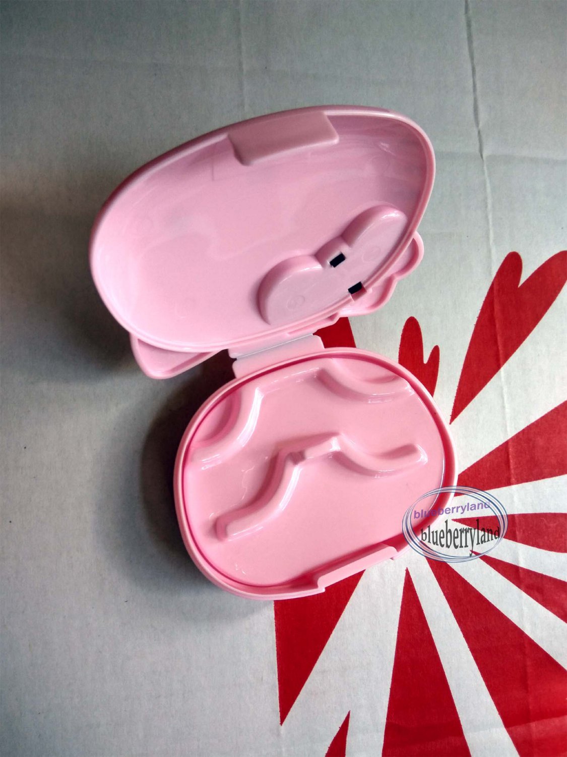 Japan Sanrio Hello Kitty False Eyelash Case Pink makeup cosmetic tool