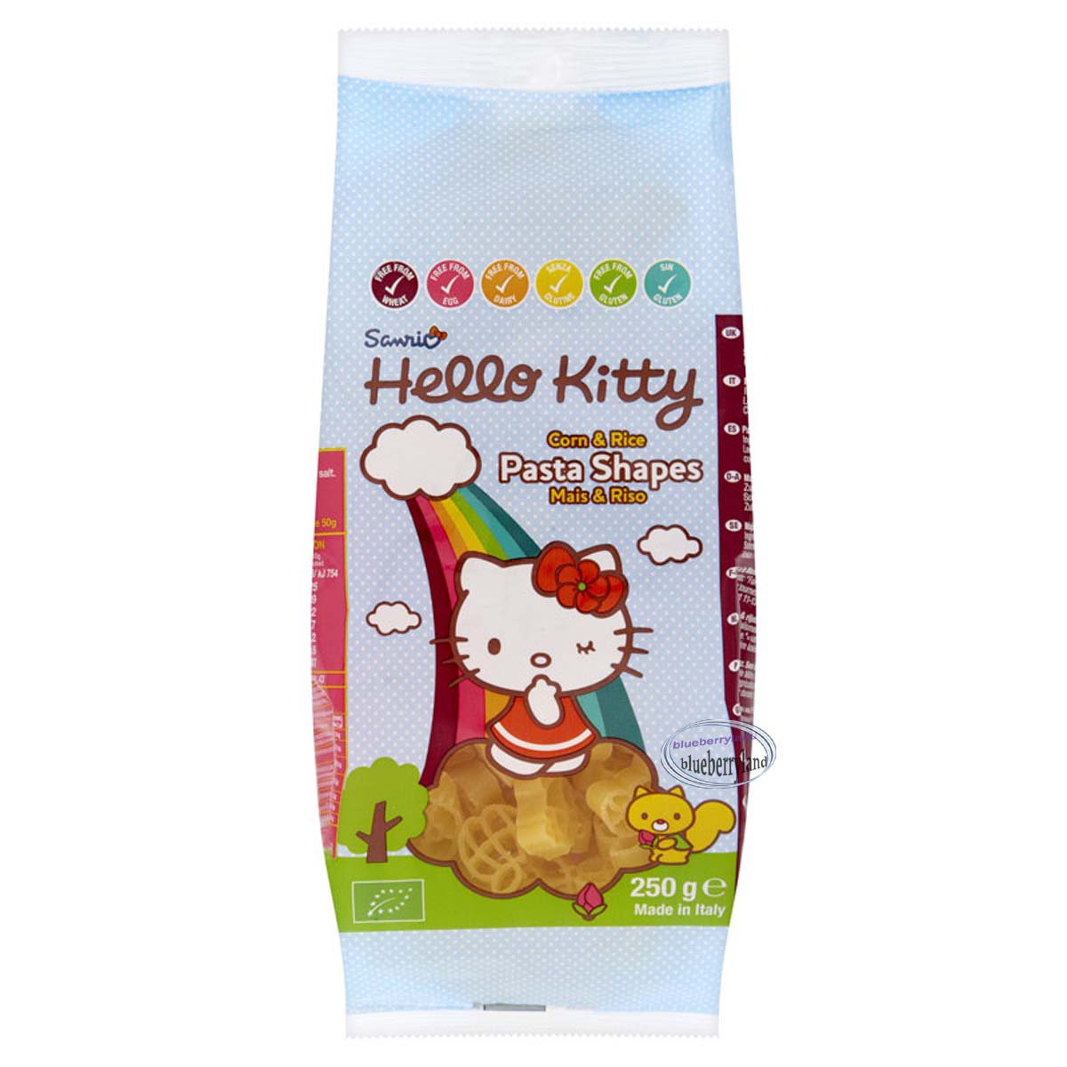 Sanrio Hello Kitty Corn and Rice Pasta Shapes 250g food home kitchen