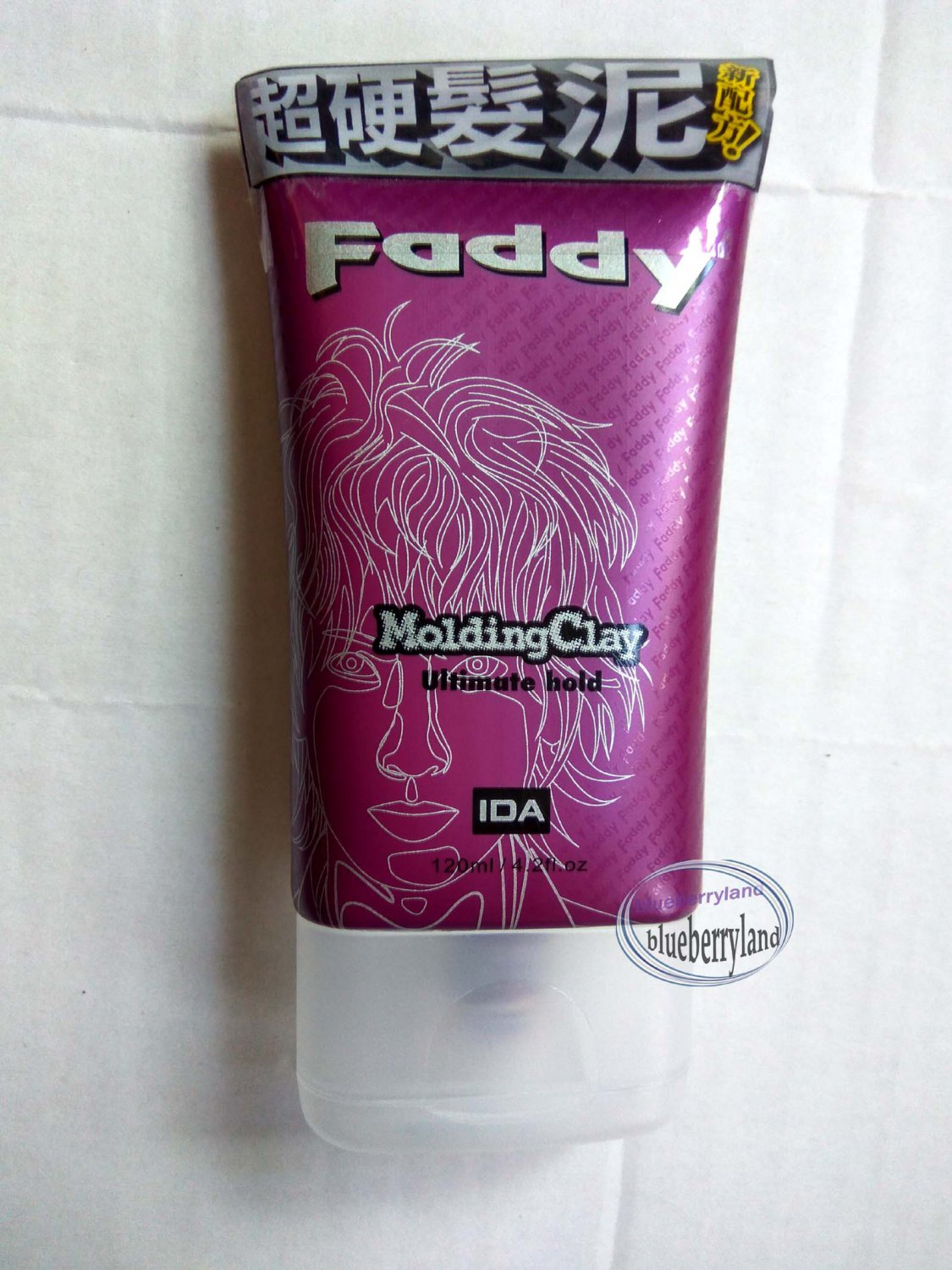 IDA Faddy Hair Molding Clay 120ml spike ultimate hold layer texture ...