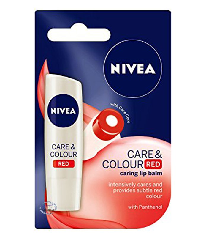 Nivea Care and Color Red Caring Lip Balm 4.8g lip care Health beauty ladies