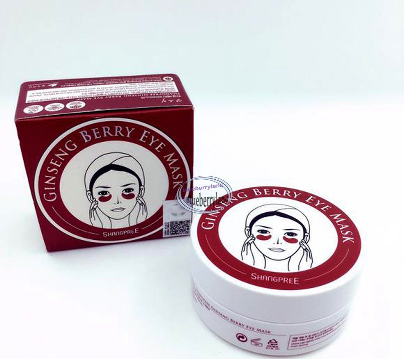Korea Shangpree Ginseng Berry Eye Mask 60 Pcs 香蒲麗 紅蔘果紅色公主眼膜 skin care