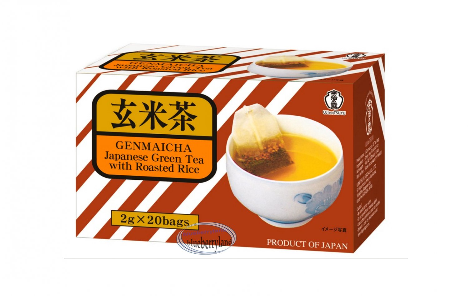 Japan Genmaicha Japanese Green Tea with roasted rice Tea Bag 2g x 20 bags