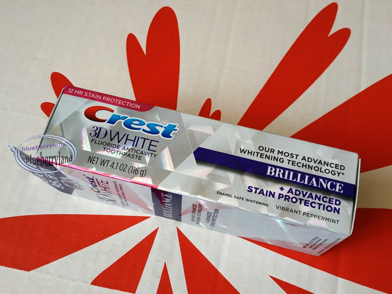 Crest 3D White Brilliance Toothpaste 116g (4.1 oz) Vibrant Peppermint ...