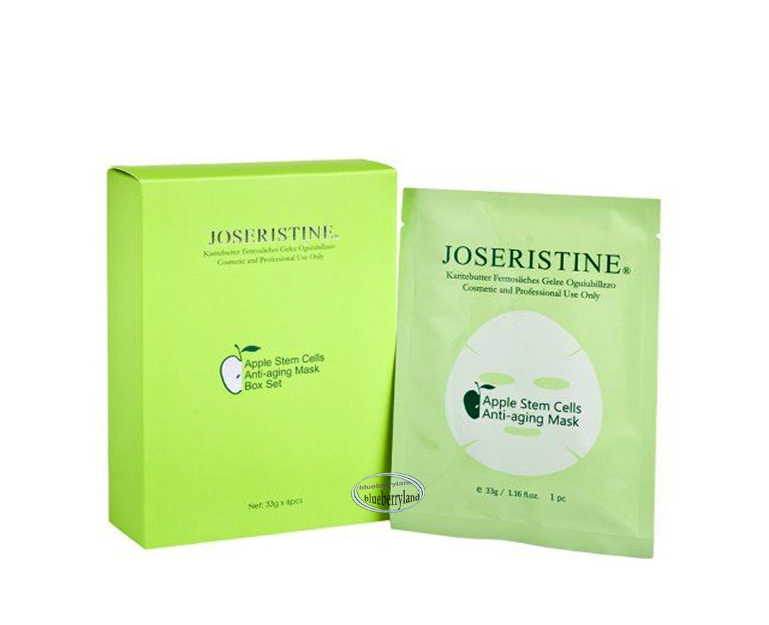 Joseristine Apple Stem Cells Anti-Aging Facial Mask Sheet ladies face ...