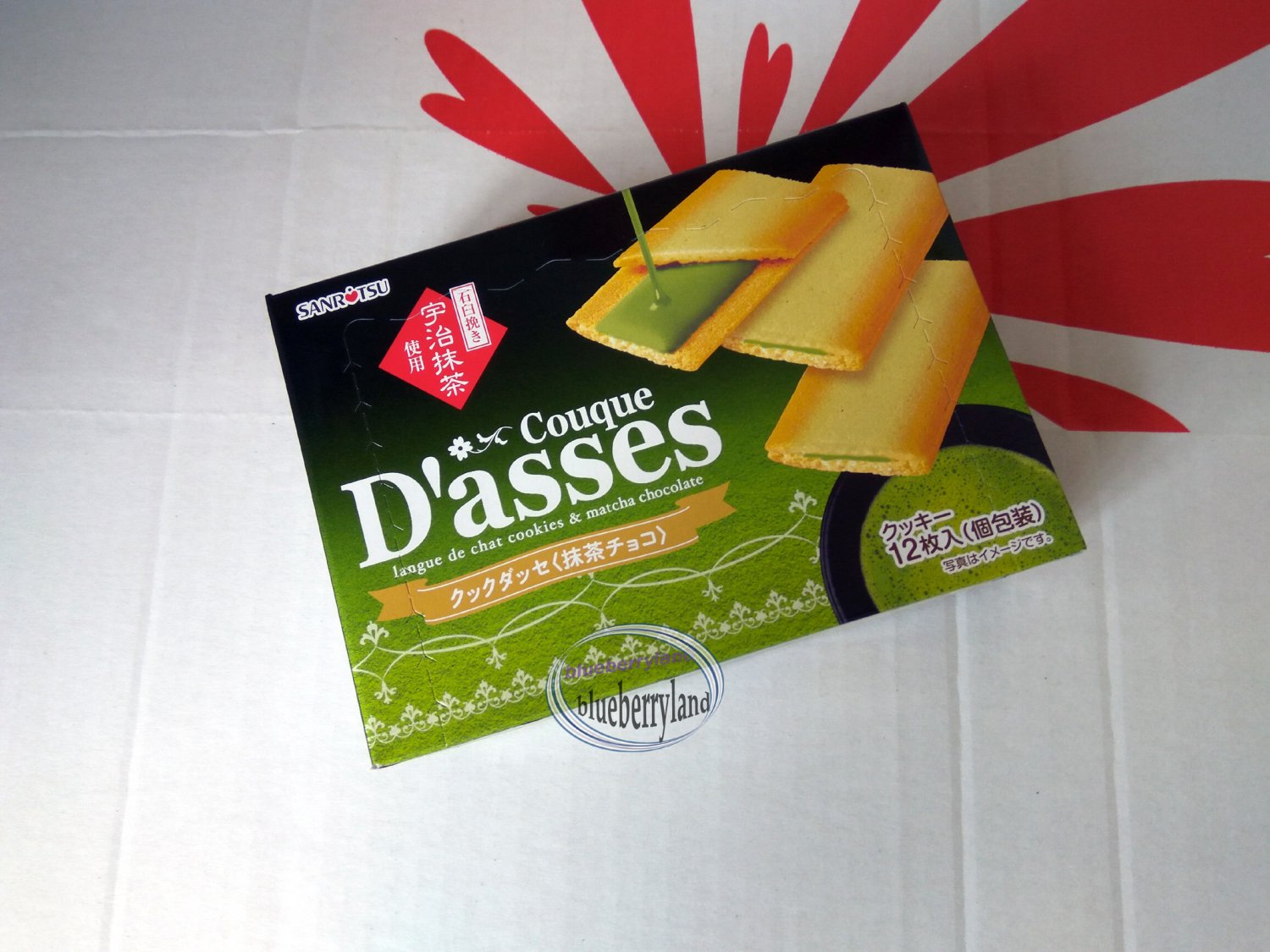 Japan Sanritsu Couque D'asses Langue de Chat Cookies & Matcha Chocolate ...